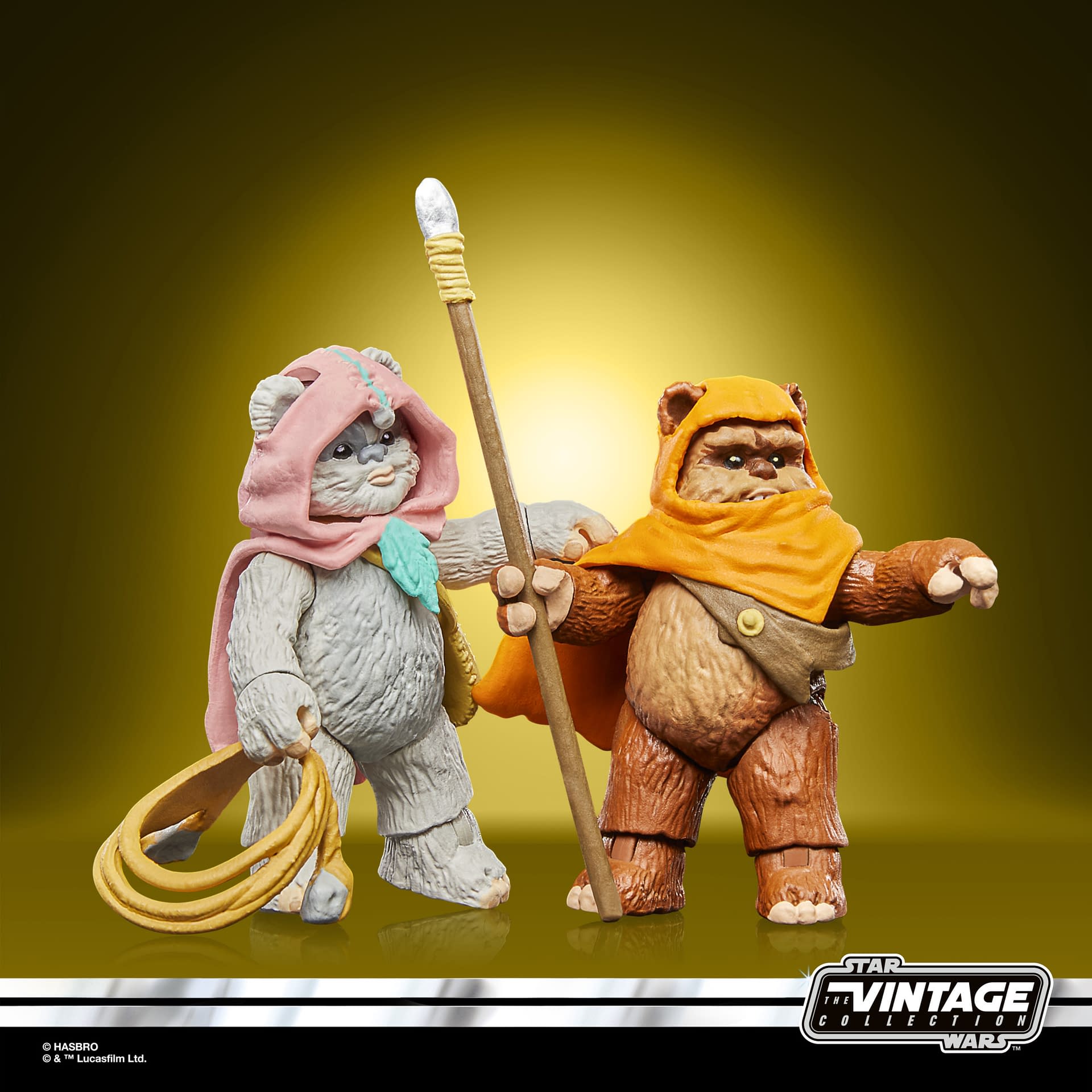 Hasbro Debuts Star Wars: Ewoks Animated Wickett and Kneesaa 2-Pack